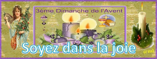 3ième dimanche de l'avent: dimanche de la joie - Centerblog